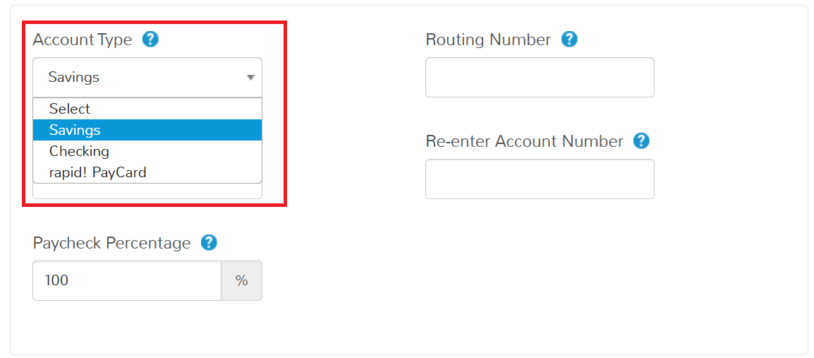 Employee Self Service - Submitting Direct Deposit Information