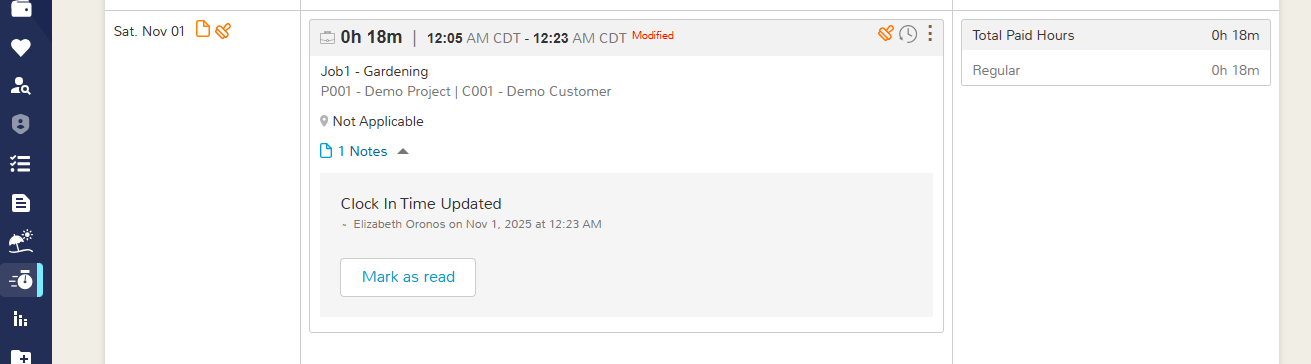 Time Clocks and General Settings
