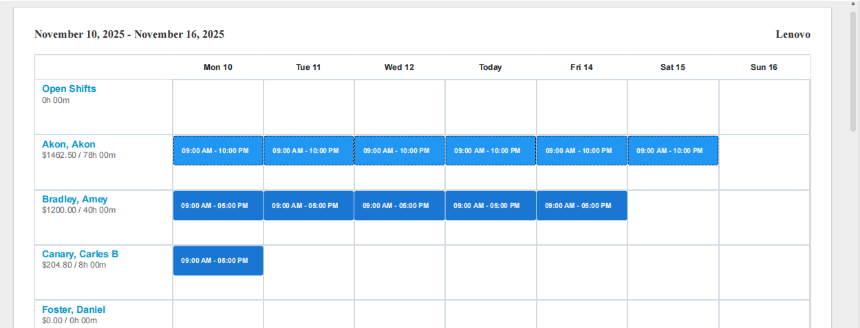 How to download existing Schedule